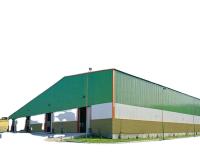 China Prefabricated Steel Warehouse Building Fireproof Waterproof 50 Year Lifespan for sale