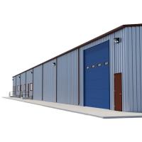 China Prefabricated Steel Warehouse Building Fireproof Waterproof 50 Year Lifespan for sale