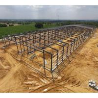 China Q355B Large Span Steel Structure Workshop Alkyd Painting Peb Prefabricated Steel Building for sale