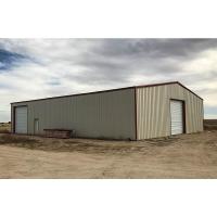 China 50mm 75mm Sandwich Panel Pole Barn Warehouse Prefab Steel Structure Shed Workshop for sale