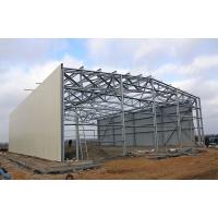 China 50mm 75mm Sandwich Panel Pole Barn Warehouse Prefab Steel Structure Shed Workshop for sale