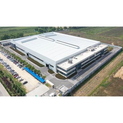 China Durable Light Steel Frame Building Metal Auto Repair Shop Workshop 25m Span for sale