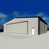 China Quick Build Prefabricated Steel Structure Warehouse Large Metal Sheds Workshops for sale