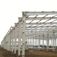 China 1500sqm Steel Structure Warehouse 25m x 80m x 9m Eave Height Prefab Building for sale