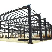 China 1500sqm Steel Structure Warehouse 25m x 80m x 9m Eave Height Prefab Building for sale