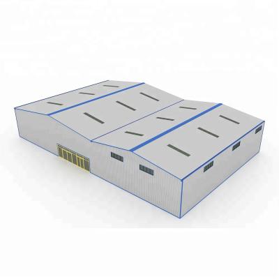 China Earthquake Proof Steel Structure Workshop Prefab Metal Shop Building Q235 Q345 Customized for sale