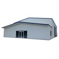 China Easy Assemble Steel Structure Workshop Wind Resistant Prefab Metal Warehouse 20 Year Lifespan for sale