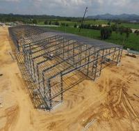 China Easy Assemble Steel Structure Workshop Wind Resistant Prefab Metal Warehouse 20 Year Lifespan for sale