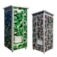 China Mobile Chemical Prefab Container House EPS Portable Shower Container for sale