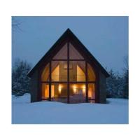 China Outside Quick Concrete Tiny Log Cabin Kits Prefabricated Steel Ferro Cement House for sale