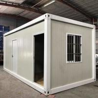 China 40ft Sandwich Panel Prefab Container House White Modern Container Home for sale