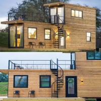 China Double Storey Shipping Container Home Prefabricated House 2 Story Modular Building for Hotel Apartment Villa for sale