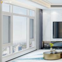 China Double Glazing Bulletproof Aluminium Frame Windows Commercial With Mosquito Net for sale