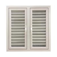China Anodized Aluminum Casement Window 1.2-2.0mm Thermal Break UPVC Louver Window for sale