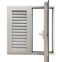 China Anodized Aluminum Casement Window 1.2-2.0mm Thermal Break UPVC Louver Window for sale