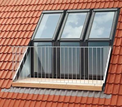 China Sky View Waterproof Aluminium Frame Double Glass Roof Skylight Window 1.5mm FRP Panel for sale