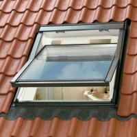 China Sky View Waterproof Aluminium Frame Double Glass Roof Skylight Window 1.5mm FRP Panel for sale