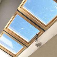 China Sky View Waterproof Aluminium Frame Double Glass Roof Skylight Window 1.5mm FRP Panel for sale