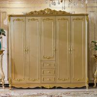 China Customized Plywood Wardrobe Space Saving Luxury Bedroom Closet Organizer MDF 2pcs for sale