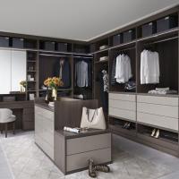 China Multi Color Wooden Walking Closet for sale