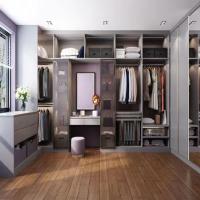 China Multi Color Wooden Walking Closet for sale