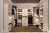 China Custom Farmhouse Walk In Closet Wardrobe Melamine Board 7 Layer Lacquer OEM for sale