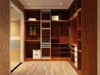 China Custom Farmhouse Walk In Closet Wardrobe Melamine Board 7 Layer Lacquer OEM for sale