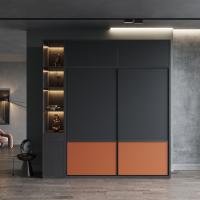 China Bedroom 3 Sliding Doors Cupboard for sale