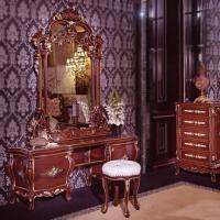 China Custom Solid Wood European Style Red Four Door Wardrobe Hand Carved Bedroom Closet 2000mm for sale