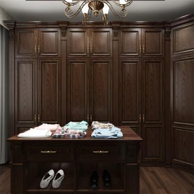 China Custom Red Oak Walnut Wood Bedroom Wardrobe 15mm 18mm 22mm 24mm Thickness for sale