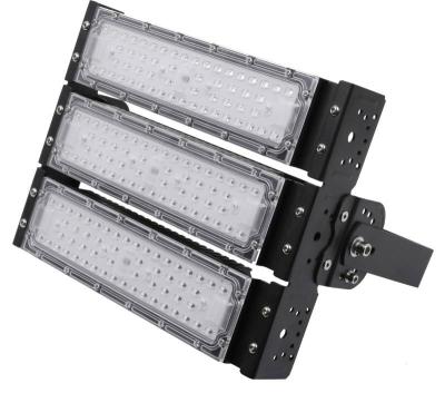 China IP65 150W LED Modular Flood Light 3000K - 6500K With Fins Aluminum Heatsink for sale