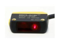 China Background Suppression Photoelectric Sensor 30-400mm Range Laser Spot NPN Output for sale