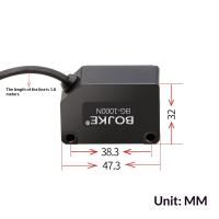 China Background Suppression Photoelectric Sensor 50mm-1200mm Detection Distance NPN 12-24V DC for sale