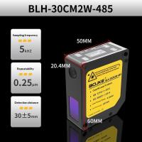 China Laser Displacement Sensor 10μm Repeatability Analog RS-485 Distance Measurement for sale