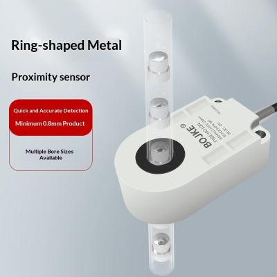 China ABS Ring Proximity Sensor 3-100mm Aperture Metal Photoelectric Sensor Detects 0.8mm Screws for sale