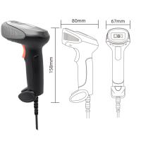 China Industrial 2D Barcode Reader USB Handheld Wired Scanner ABS Material 1D 2D QR Code for sale