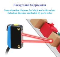 China Background Suppression Photoelectric Sensor Switch For Position Measurement / Adjustment for sale