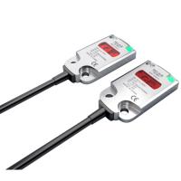 China Ultra Thin Stainless Steel Laser Photoelectric Switch Sensor NPN Output 10mm for sale