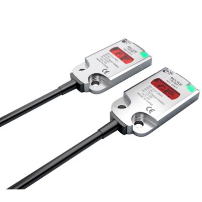 China Ultra Thin Stainless Steel Laser Photoelectric Switch Sensor NPN Output 10mm for sale