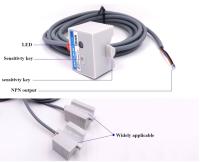 China PNP Capacitive Liquid Level Sensor IP66 NPN Output DC 10-30V for Nonmetal Pipe for sale