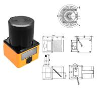 China LiDAR Scanning Wall Barrier Sensor Robot Area Protection 0.1-5m 270 Wide Angle for sale