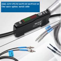 China Plastic Digital Display Fiber Optic Amplifier Sensor Fast Respond for sale