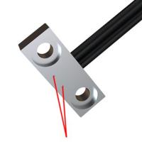 China BOJKE Reflective Optical Fiber Sensor Flat Plate Probe 2mm Sensing Distance Metal Head for sale