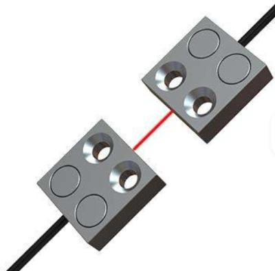 China BOJKE PTY57TZ Through Beam Reflective Fiber Optic Sensor 2m Industrial Automation Optical Fiber Sensor for sale