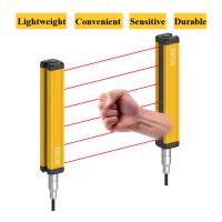China Safety Light Curtain Sensor Photoelectric Barrier Beam Pitch 10mm 20mm 40mm Optical Grating for sale