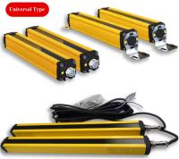 China Safety Light Curtain Sensor Photoelectric Barrier Beam Pitch 10mm 20mm 40mm Optical Grating for sale