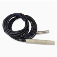 China M18 M12 M8 Cylindrical Capacitive Proximity Switch 8mm Sensing Range DC 12-24V for Plastic Glass Fabric Detection for sale