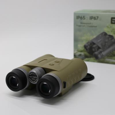 China 10x42 Laser Rangefinder Binoculars Long Range Waterproof Hunting Optics for sale