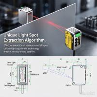China Sensing Range 35~65mm Precision Laser Measurement Sensor digital and Analog output for sale