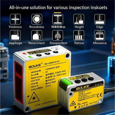 China laser triangulation laser distance measuring Sensor high accuracy 0.02mm~0.0751mm for sale
